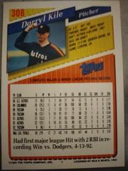 Darryl Kile #308 Prices | 1993 Topps | Baseball Cards