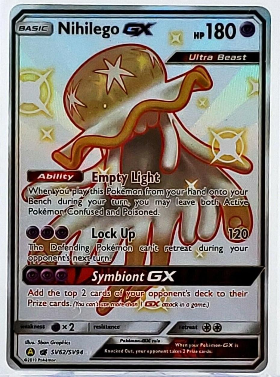 Nihilego GX #SV62 Prices | Pokemon Hidden Fates | Pokemon Cards