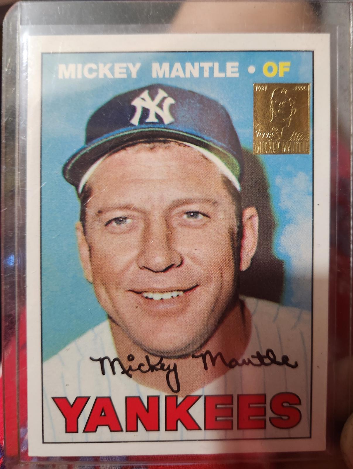 1967 Topps Reprint | Ungraded | 1996 Topps Mantle Reprint