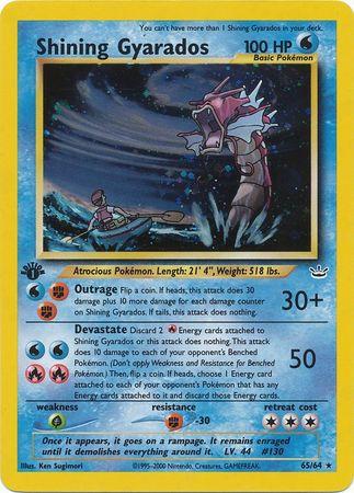 Shining Gyarados [1st Edition] #65 Prices | Pokemon Neo Revelation ...
