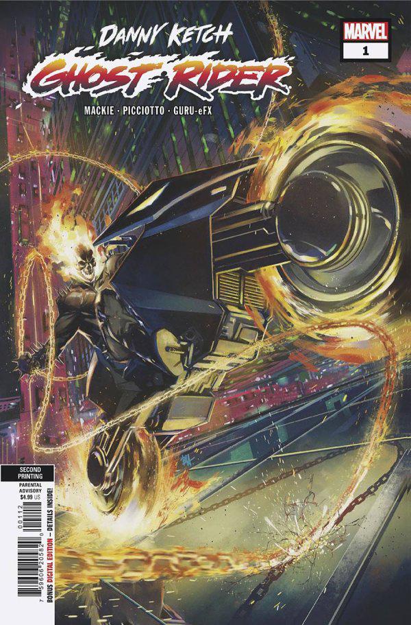 Danny Ketch: Ghost Rider [2nd Print] #1 (2023) Prices | Danny Ketch ...