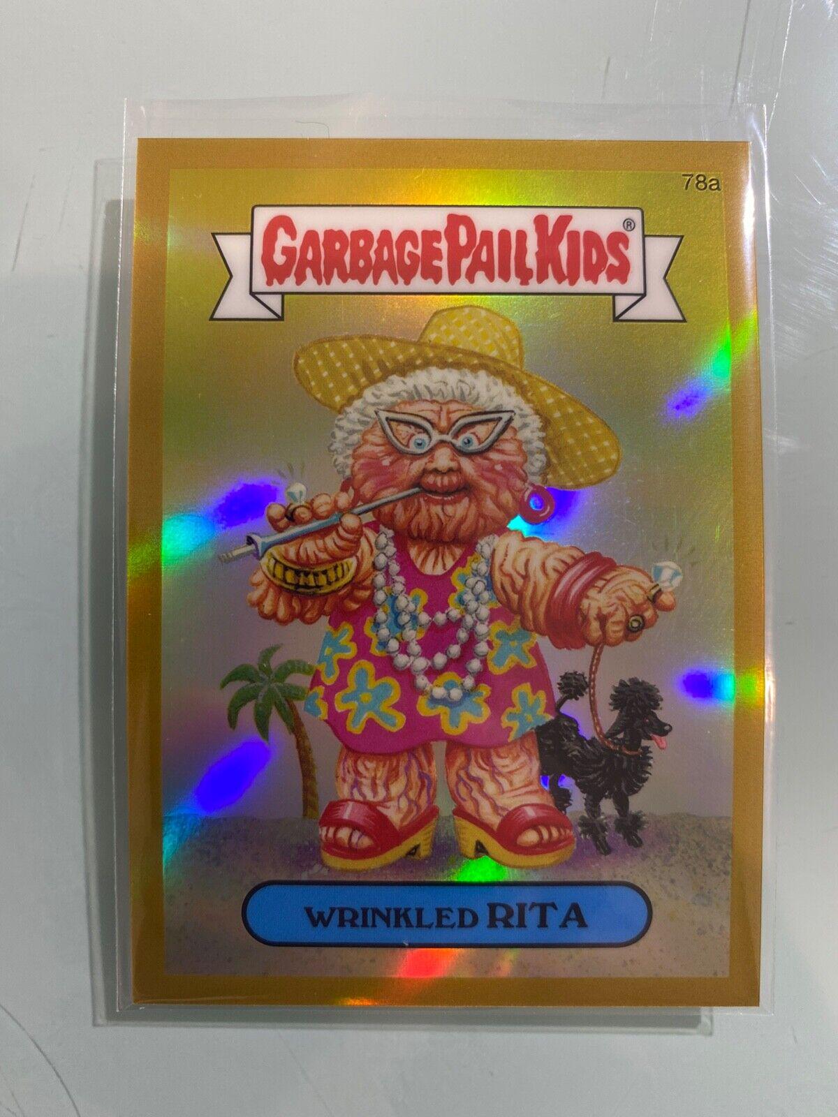 Wrinkled RITA [Gold] #78a Prices | 2014 Garbage Pail Kids Chrome | GPK ...