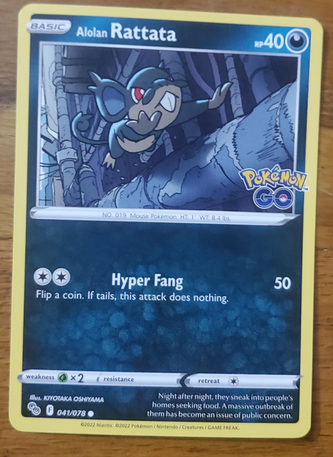 Alolan Rattata | Ungraded | Pokemon Go