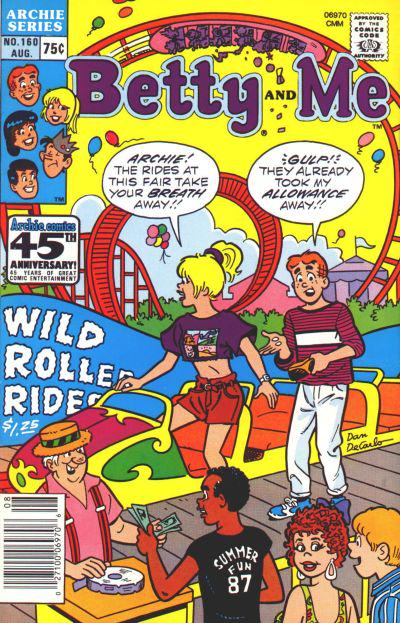 Betty and Me #160 (1987) Prices | Betty and Me Series