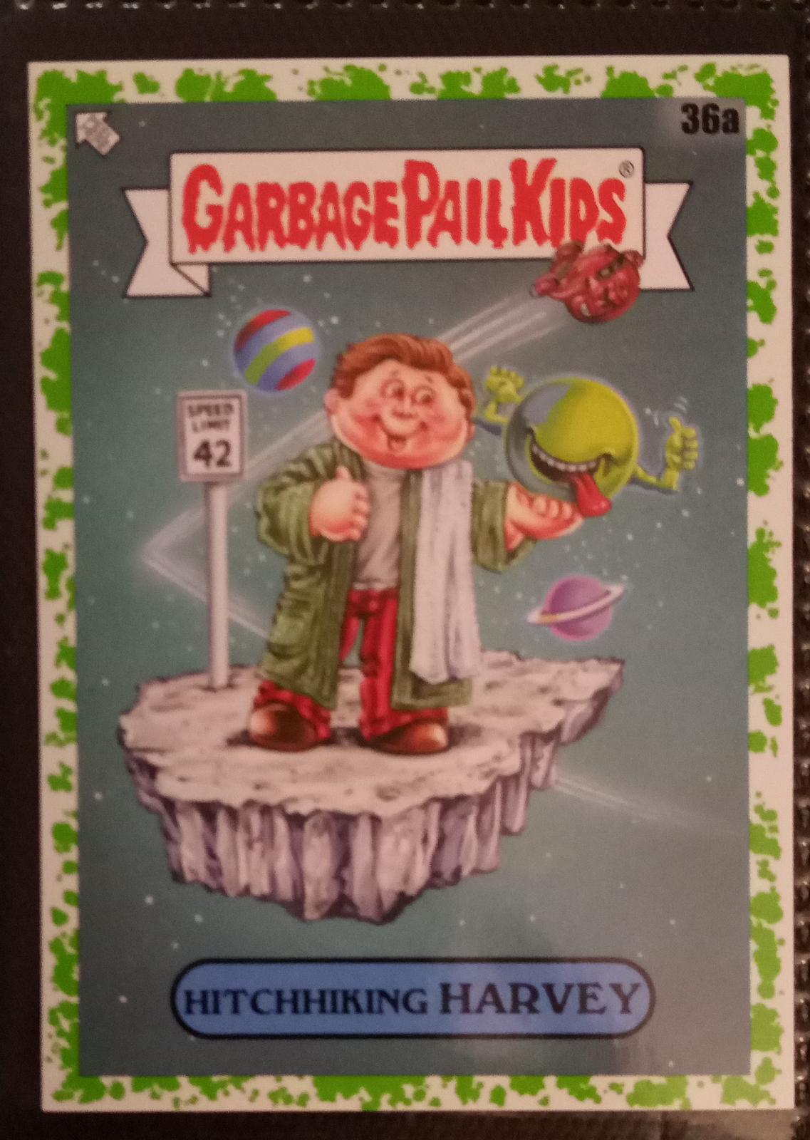 Hitchhiking Harvey [Green] #36a Prices | Garbage Pail Kids Book Worms ...
