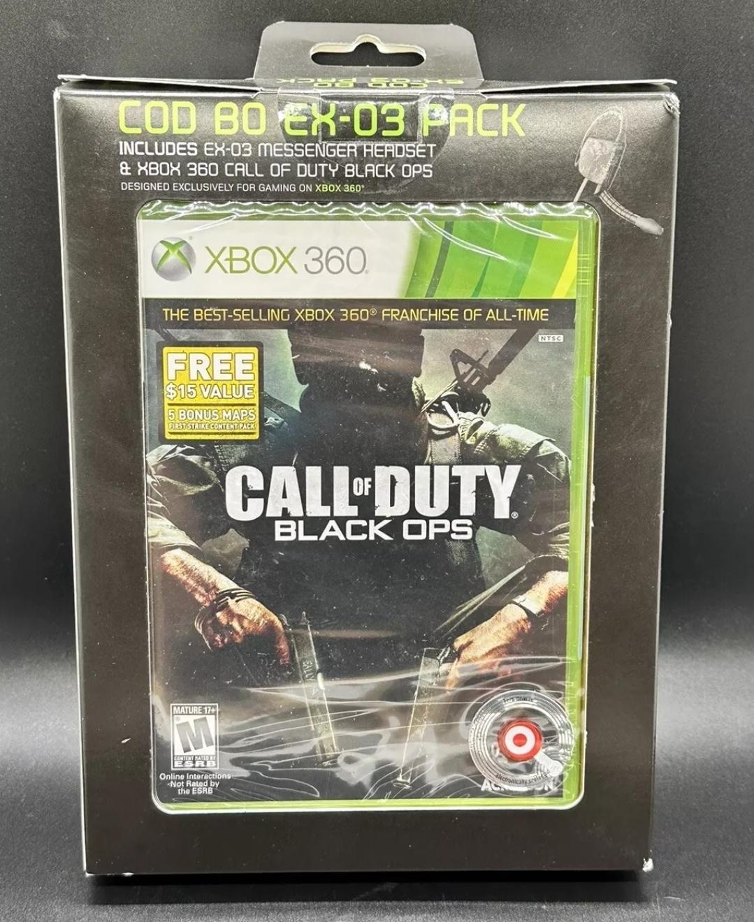 Call Of Duty: Black Ops [EX-03 Headset Pack] Prices Xbox 360 | Compare ...