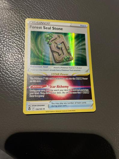 Forest Seal Stone | Ungraded | Pokemon Silver Tempest
