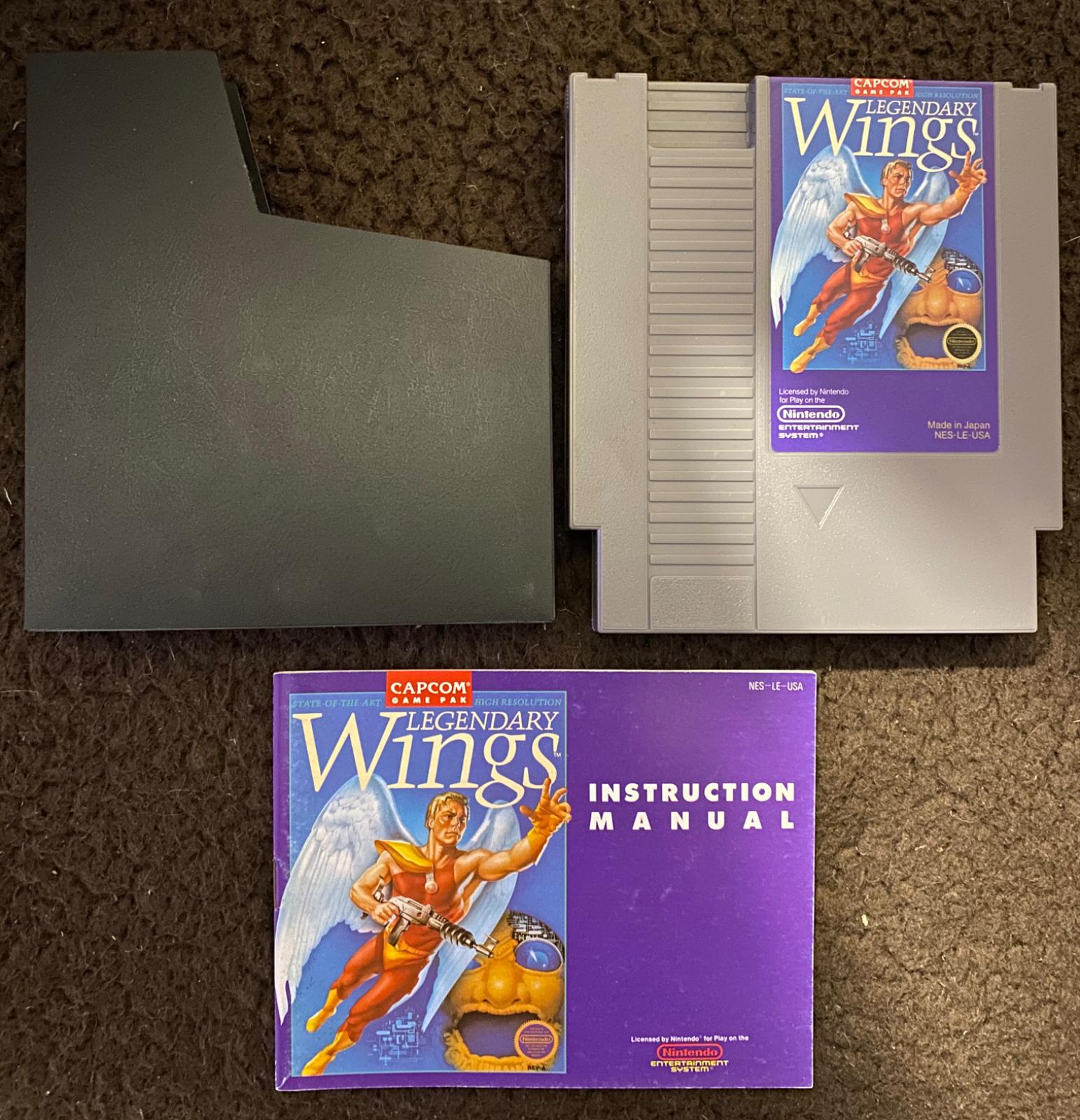 Legendary Wings | Item and Manual only | NES