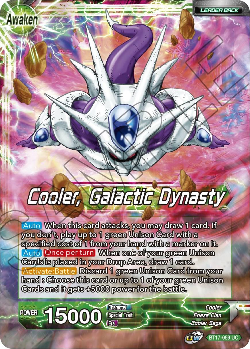 Cooler // Cooler, Galactic Dynasty BT17-059 Prices | Dragon Ball Super Ultimate Squad | Dragon ...