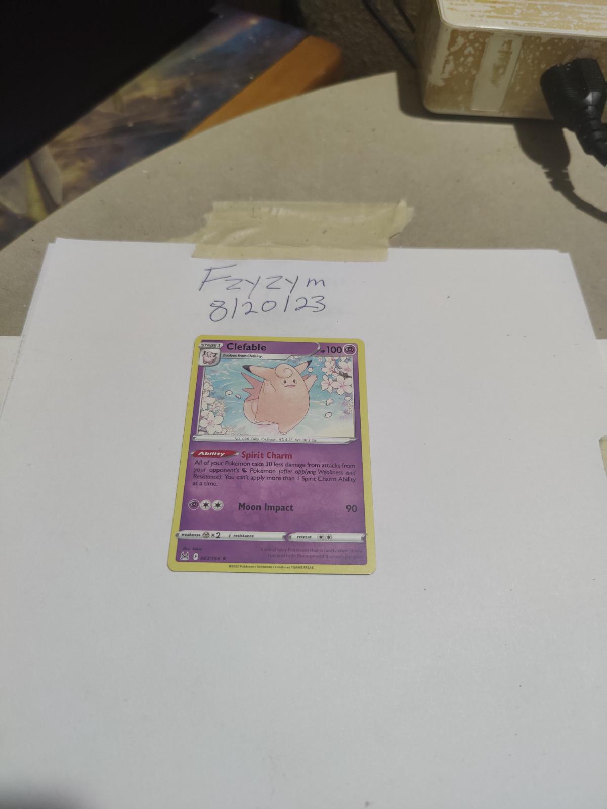 Clefable | Ungraded | Pokemon Lost Origin