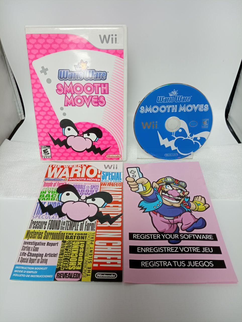 WarioWare: Smooth Moves | Item, Box, and Manual | Wii