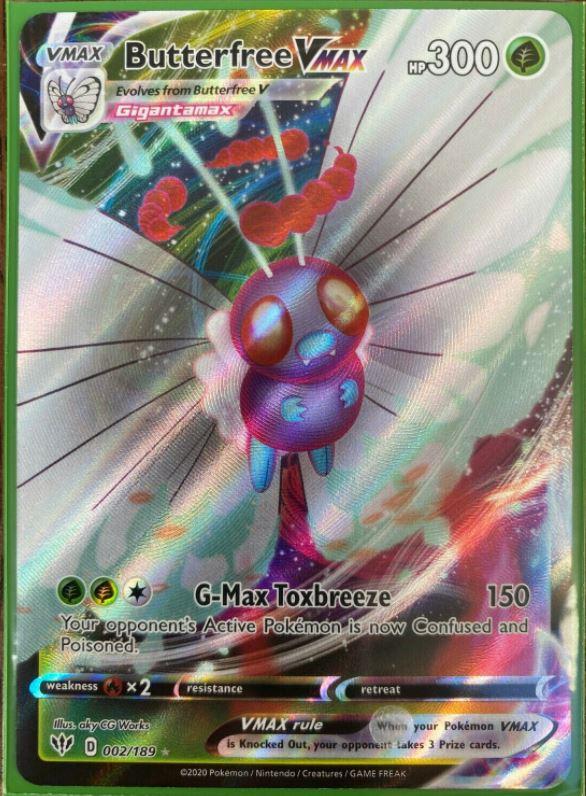 Butterfree VMAX #2 Prices | Pokemon Darkness Ablaze | Pokemon Cards