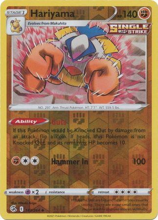 Hariyama [Reverse Holo] #143 Prices | Pokemon Fusion Strike | Pokemon Cards