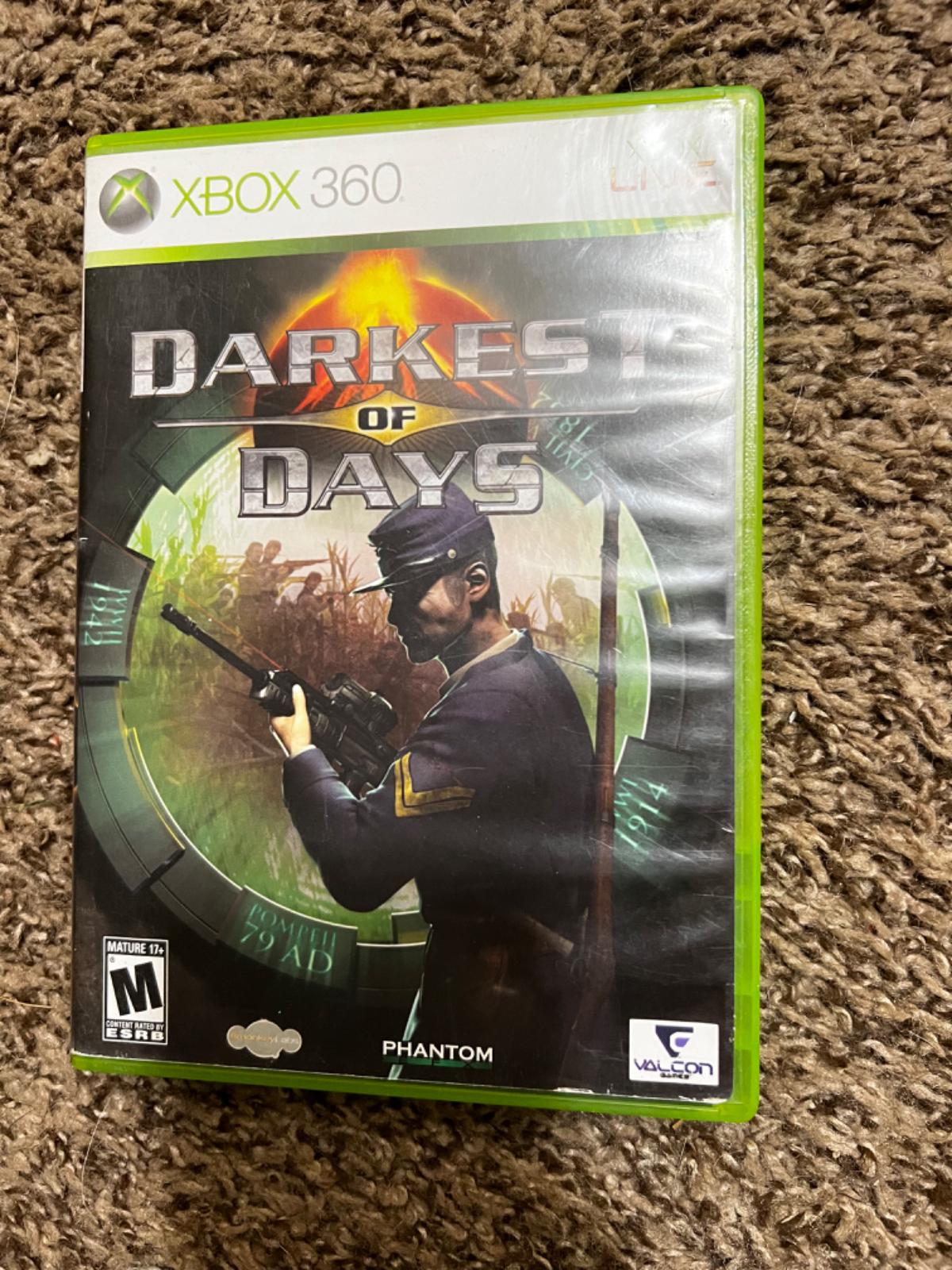 Darkest of Days | Item, Box, and Manual | Xbox 360