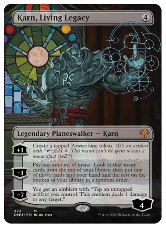 Karn, Living Legacy [Bordeless] #372 Prices | Magic Dominaria United ...