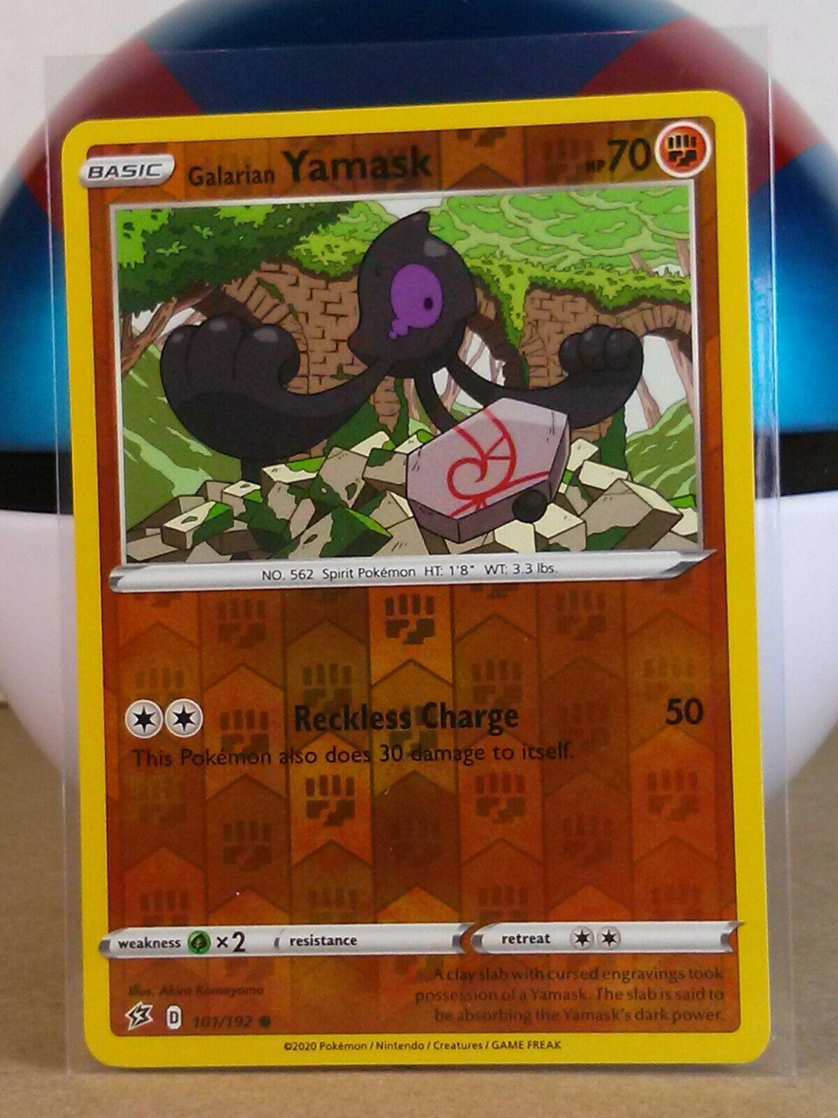 Galarian Yamask [Reverse Holo] #101 Prices | Pokemon Rebel Clash | Pokemon Cards