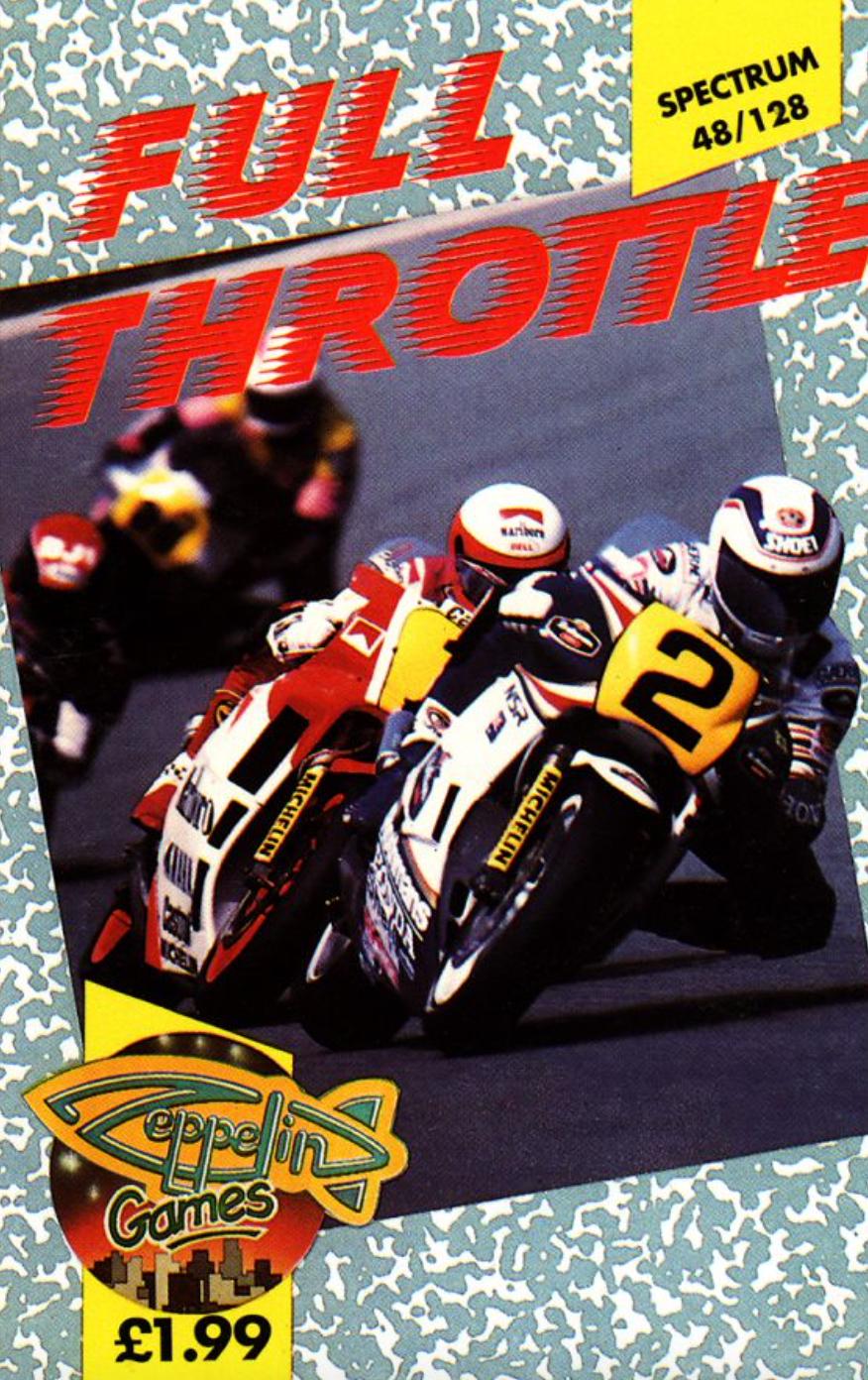 Full Throttle [Zeppelin Games] Prices ZX Spectrum | Compare Loose, CIB ...