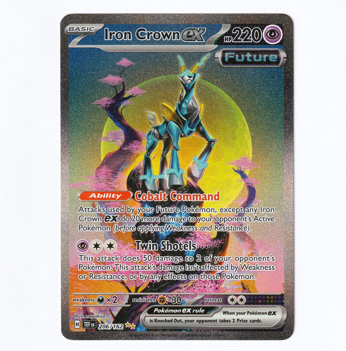 Iron Crown ex #206 Prices | Pokemon Temporal Forces | Pokemon Cards