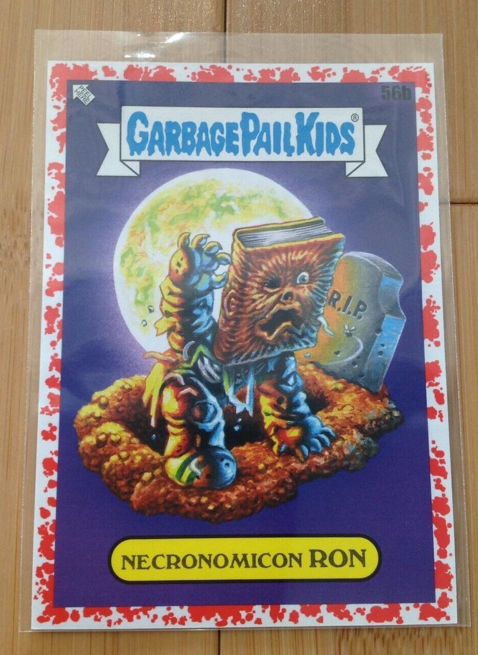 Necronomicon Ron [Red] #56b Prices | Garbage Pail Kids Book Worms | GPK ...