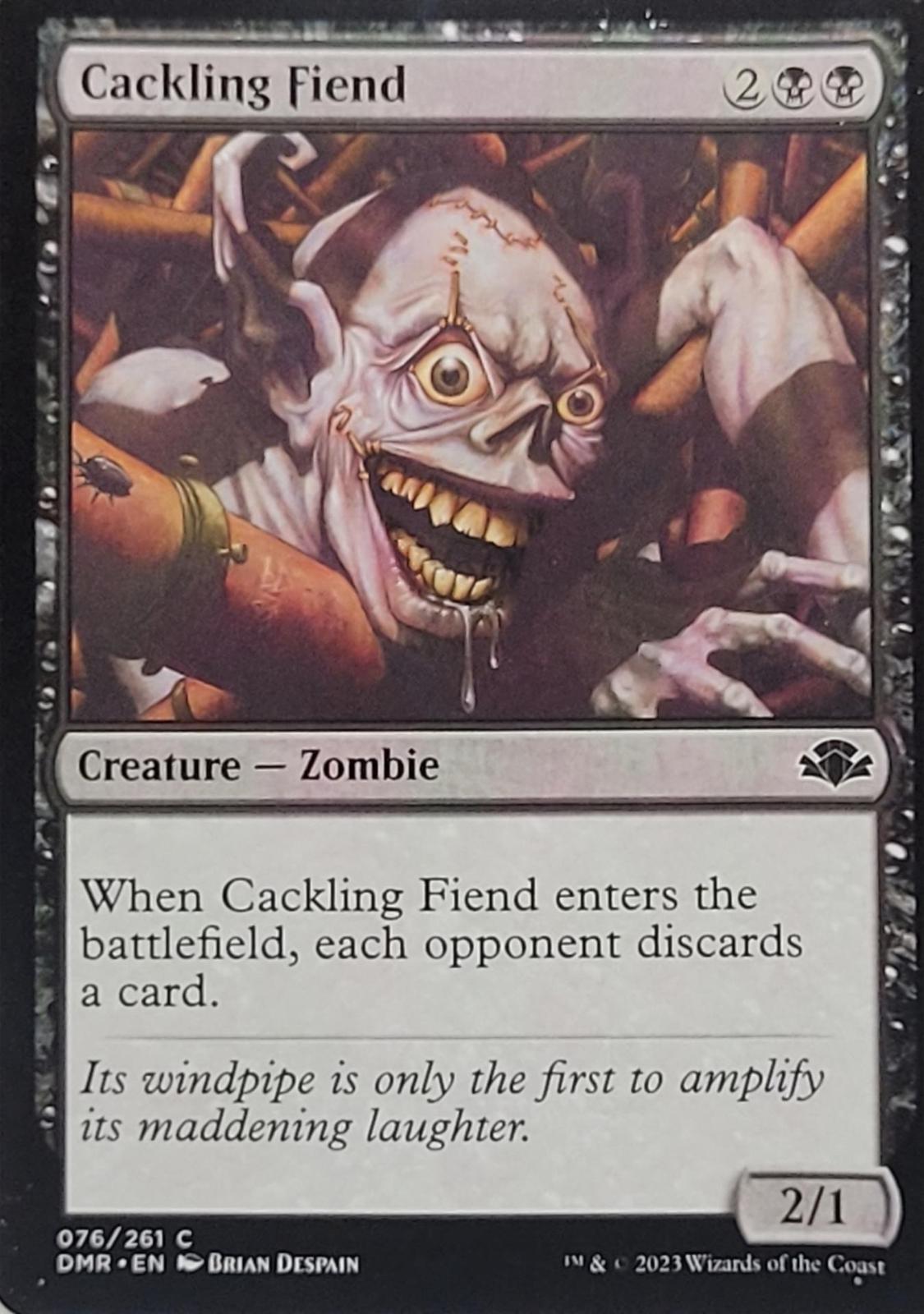 Cackling Fiend #76 Prices | Magic Dominaria Remastered | Magic Cards