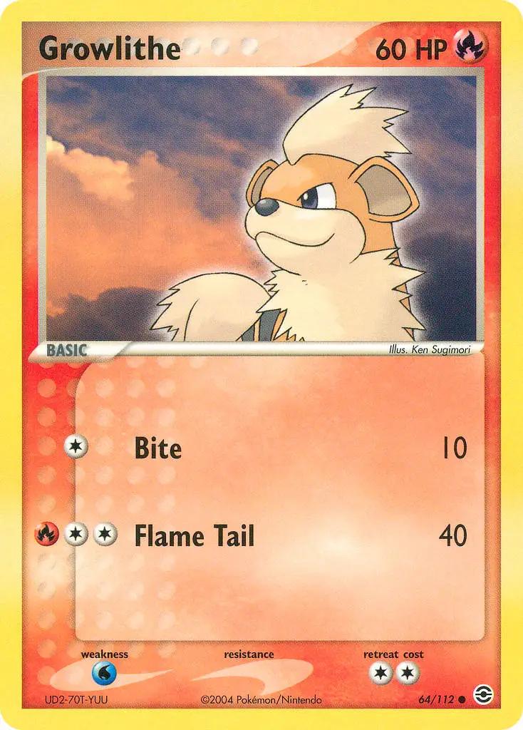 Growlithe #64 Prices | Pokemon Fire Red & Leaf Green | Pokemon Cards
