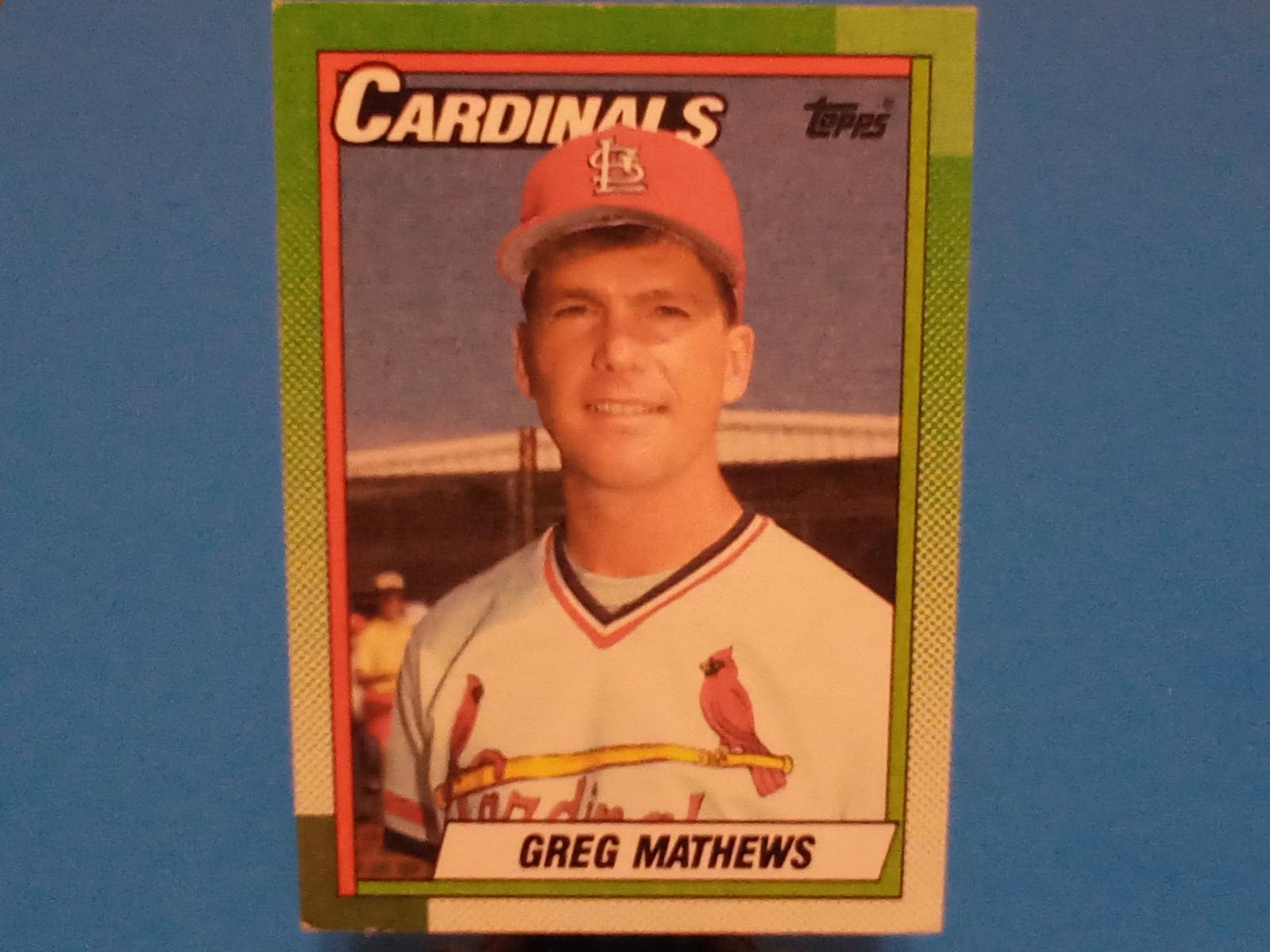 Greg Mathews | Ungraded | 1990 Topps