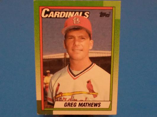 Greg Mathews | Ungraded | 1990 Topps