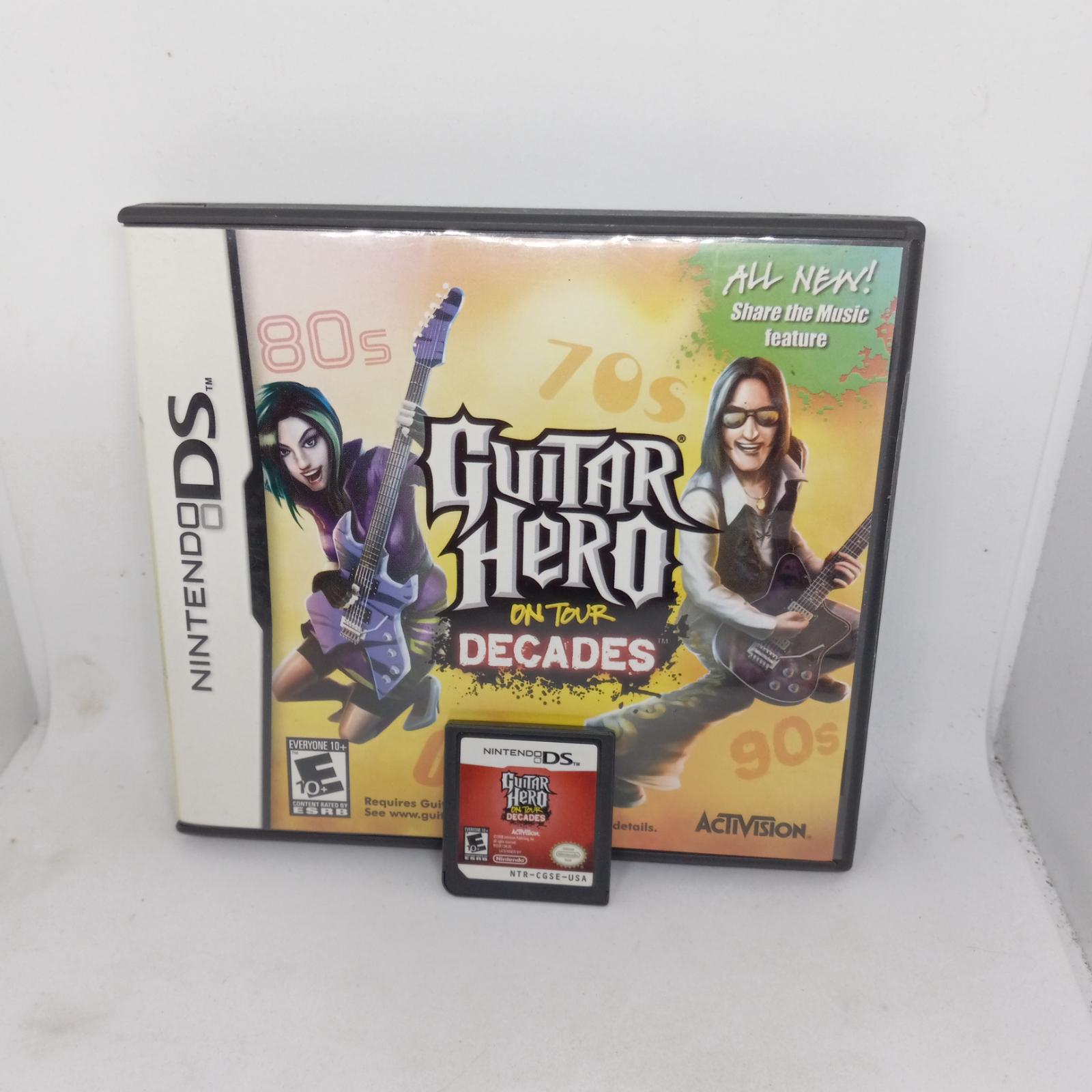 Guitar Hero On Tour Decades | Item and Box only | Nintendo DS