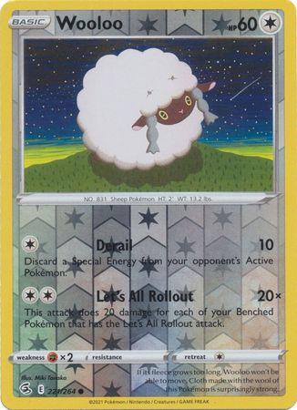 Wooloo [Reverse Holo] #221 Prices | Pokemon Fusion Strike | Pokemon Cards