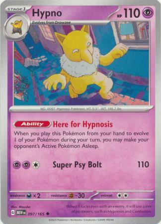 Hypno #97 Prices | Pokemon Scarlet & Violet 151 | Pokemon Cards
