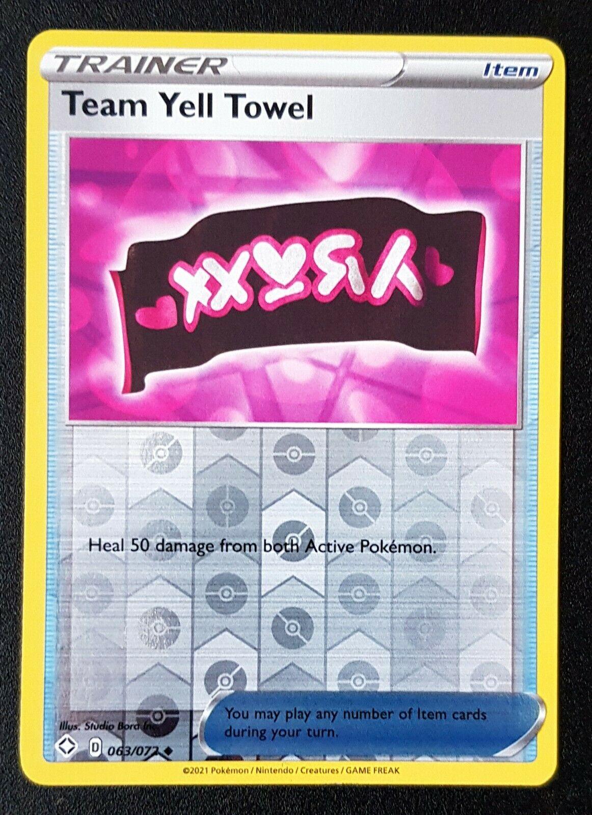 Team Yell Towel [Reverse Holo] #63 Prices | Pokemon Shining Fates ...