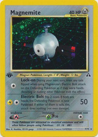 Magnemite [1st Edition] #7 Prices | Pokemon Neo Discovery | Pokemon Cards