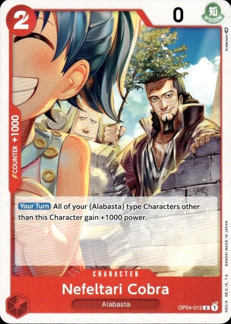 Nefeltari Cobra OP04-012 Prices | One Piece Kingdoms of Intrigue | One Piece Cards