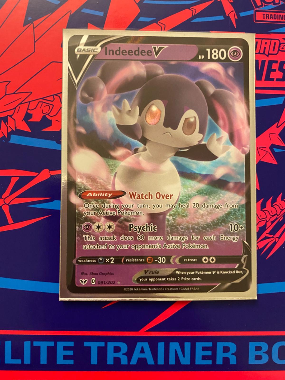 Indeedee V | Ungraded | Pokemon Sword & Shield