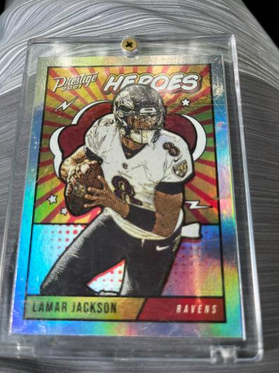 Lamar Jackson | Ungraded | 2020 Panini Prestige Heroes