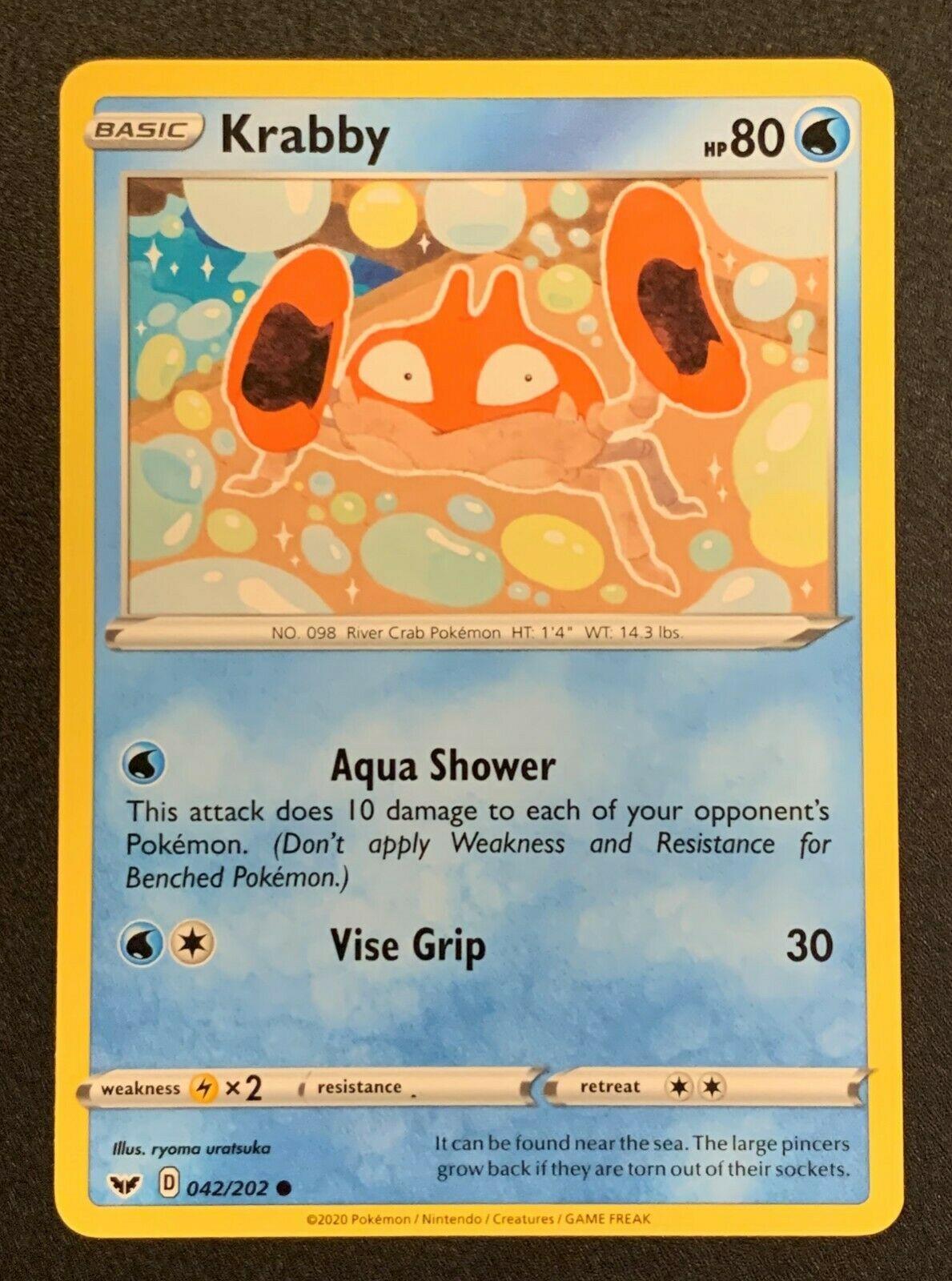 Krabby #42 Prices | Pokemon Sword & Shield | Pokemon Cards
