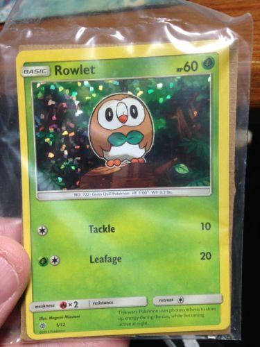Rowlet #1 Prices | Pokemon McDonalds 2017 | Pokemon Cards