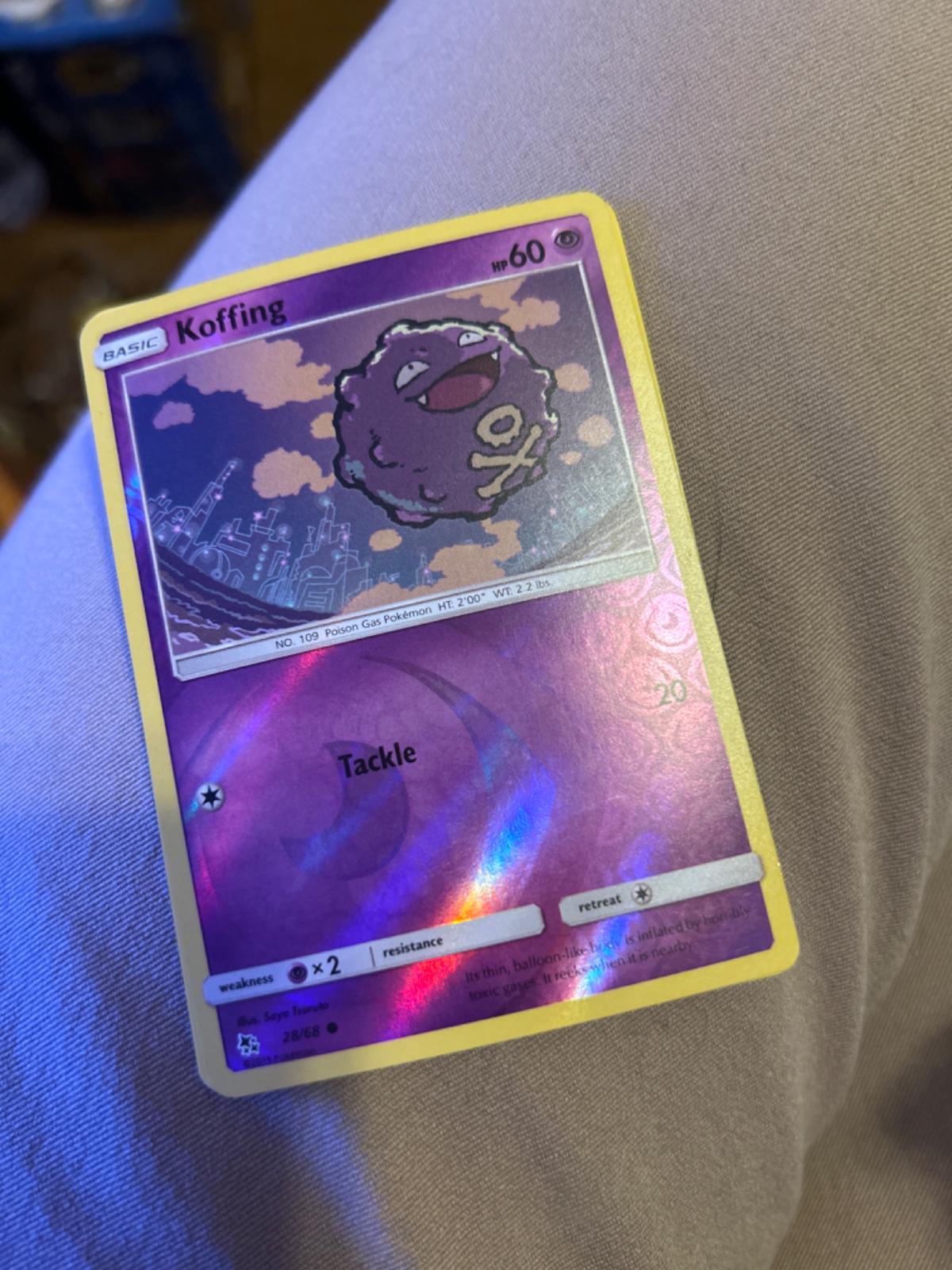 Koffing [Reverse Holo] | Ungraded | Pokemon Hidden Fates