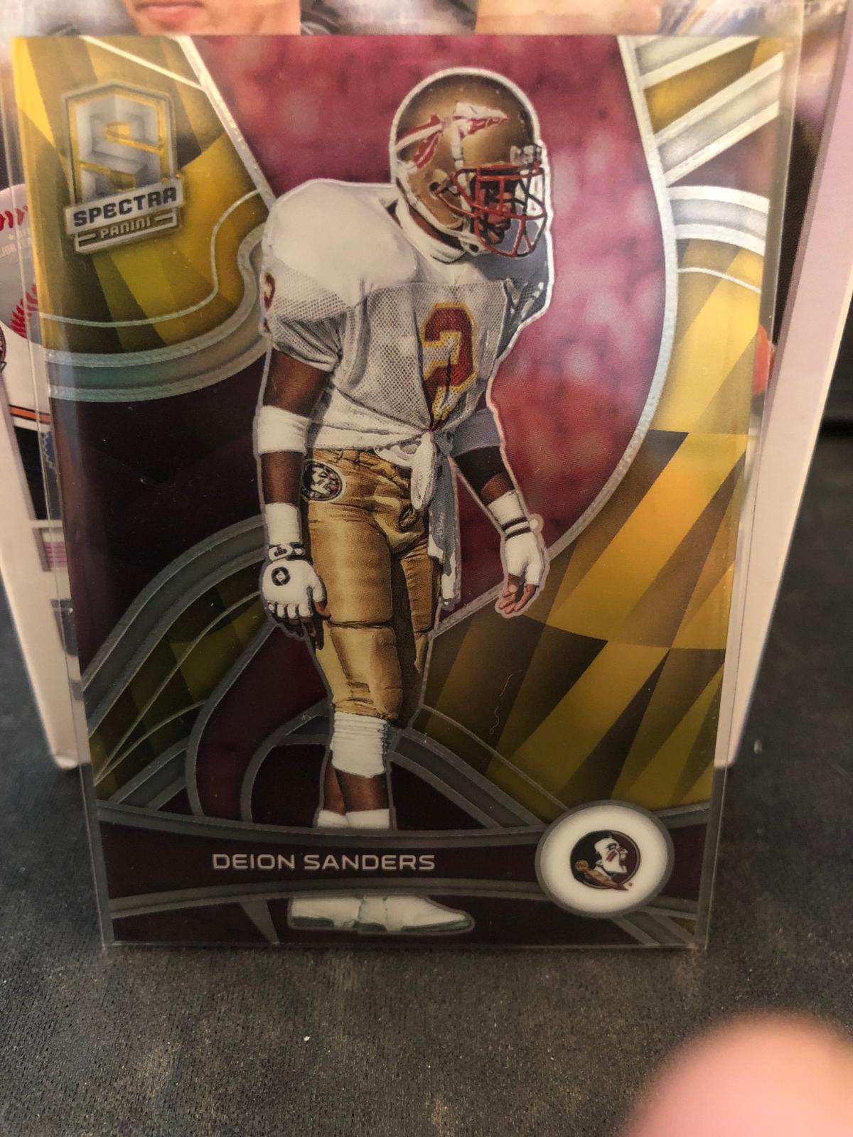 Deion Sanders [Gold] #63 Prices | 2023 Panini Chronicles Draft Picks ...