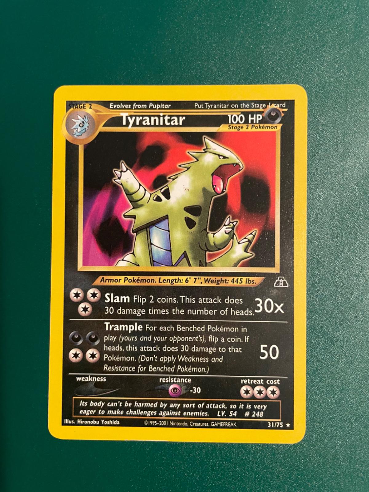 Tyranitar | Ungraded | Pokemon Neo Discovery