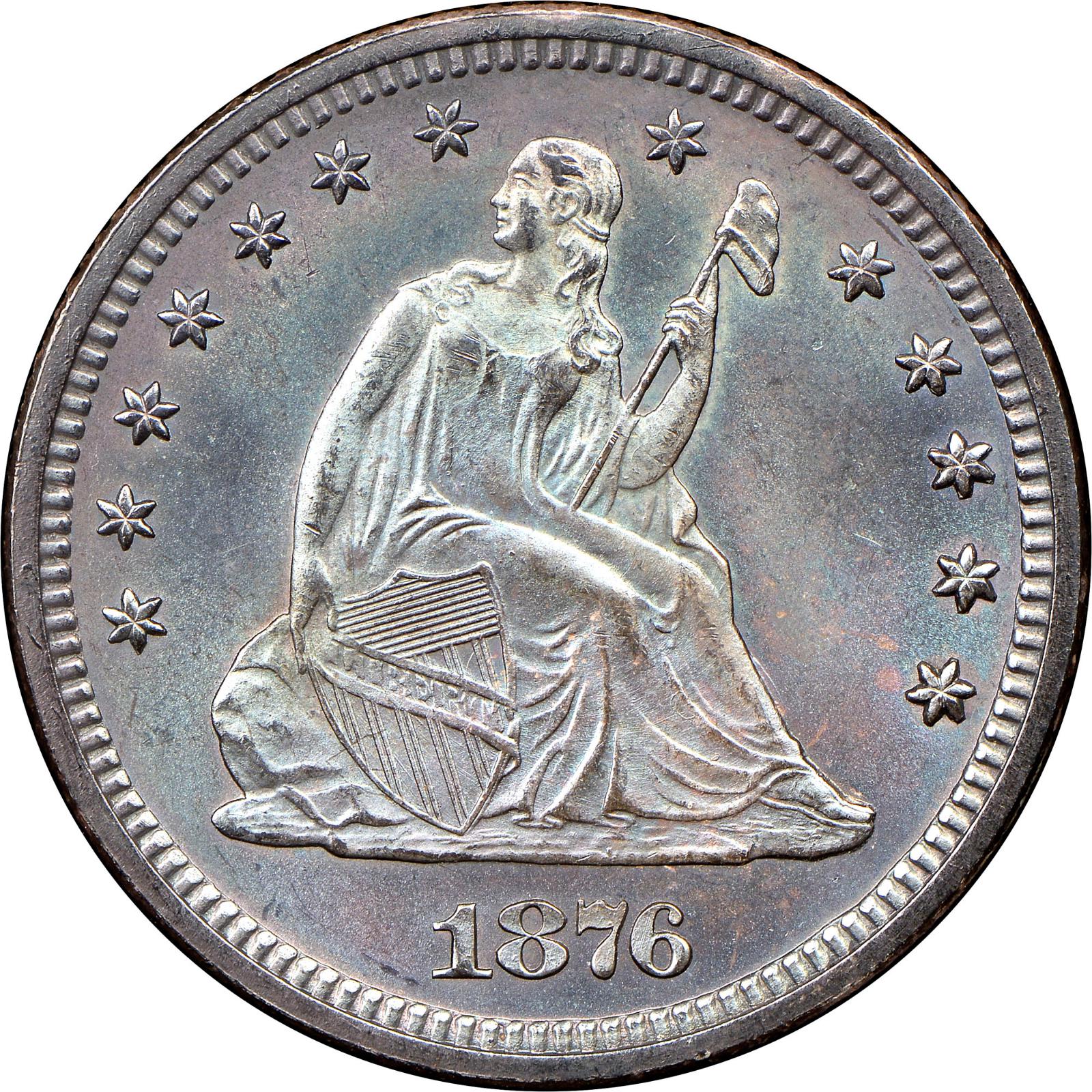 1876 CC Seated Liberty Quarter Prices | Ungraded, NGC, PCGS Values