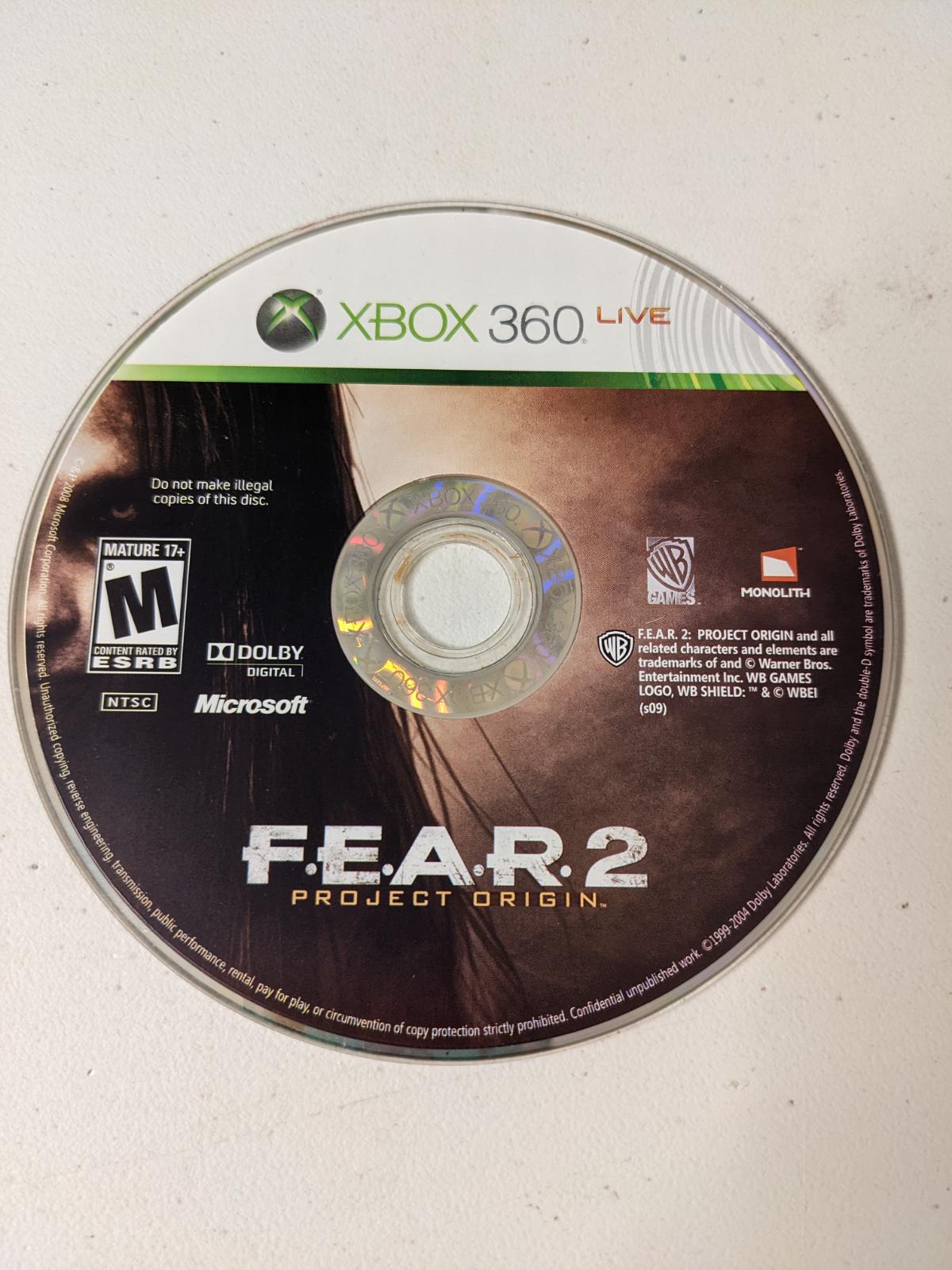 F.E.A.R. 2 Project Origin | Item only | Xbox 360