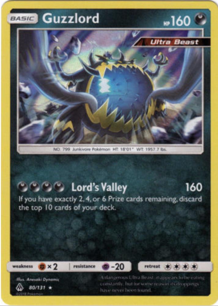 Guzzlord #80 Prices | Pokemon Forbidden Light | Pokemon Cards