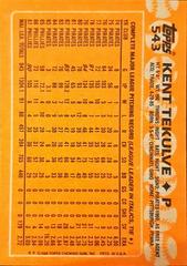 Kent Tekulve #543 Prices | 1988 Topps | Baseball Cards