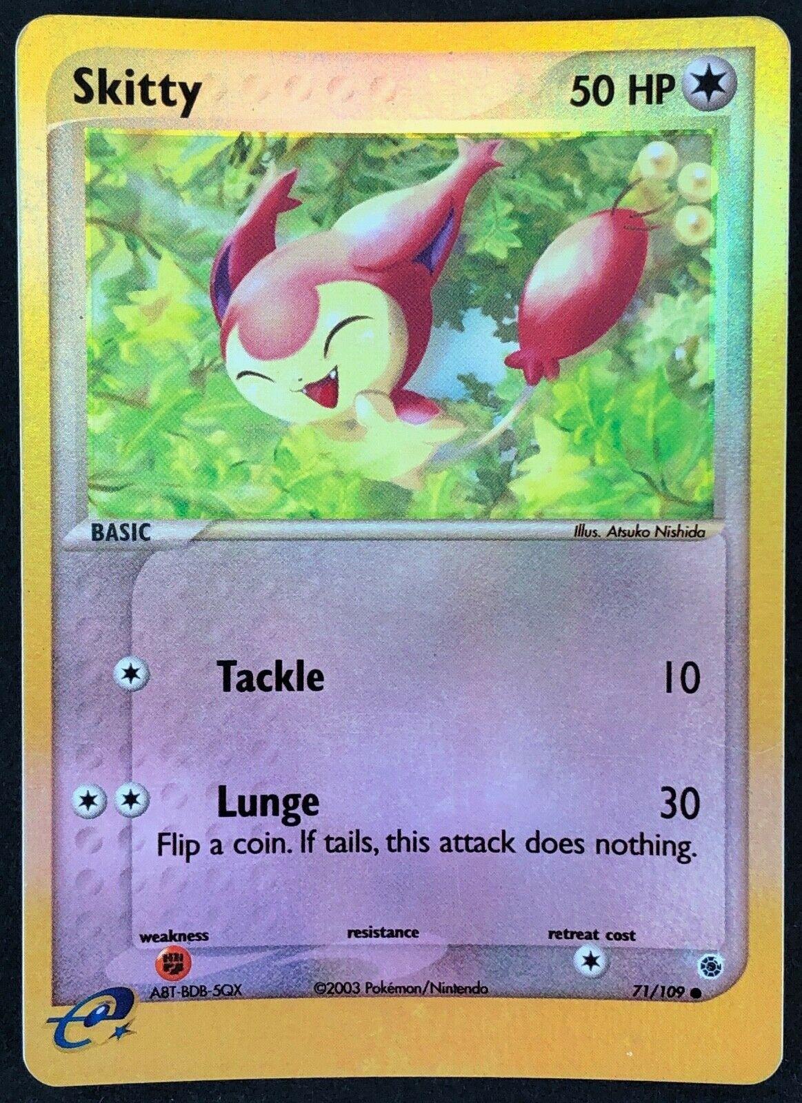 Skitty [Reverse Holo] #71 Prices | Pokemon Ruby & Sapphire | Pokemon Cards