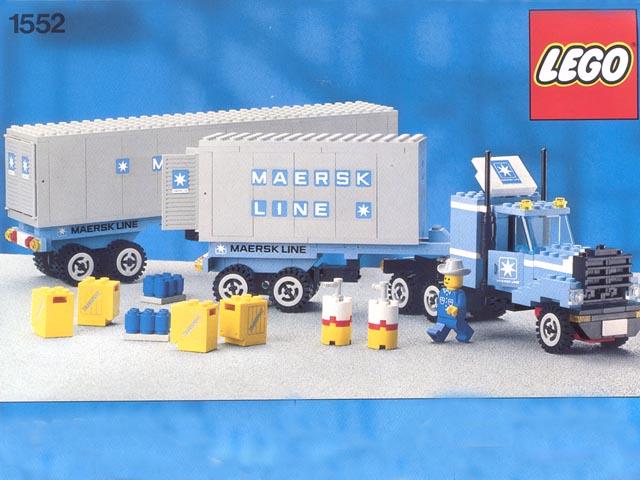 Maersk Line Container Truck #1552 LEGO Set Prices | New, Boxed, Loose ...