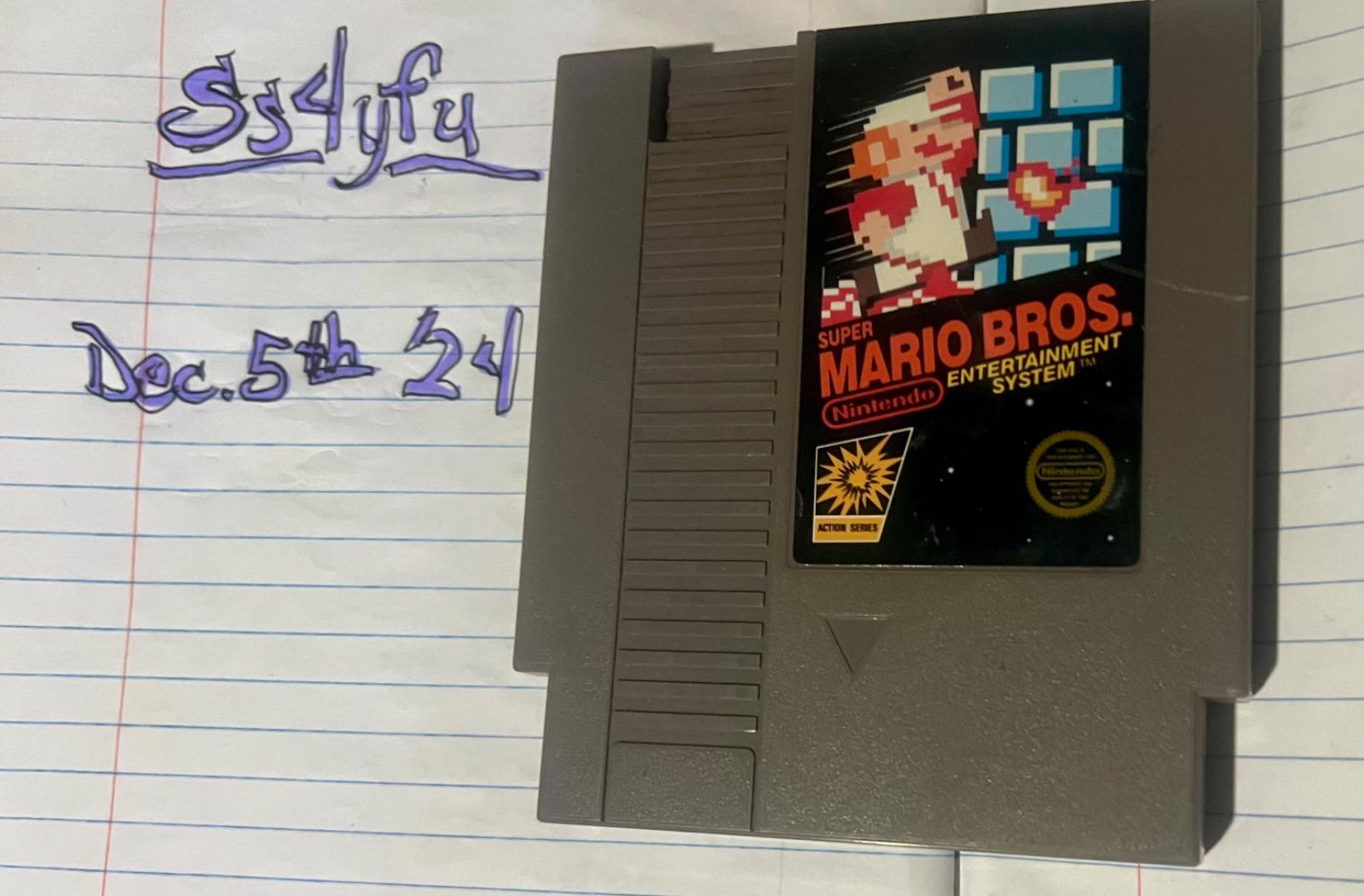 Super Mario Bros [5 Screw] | Item only | NES