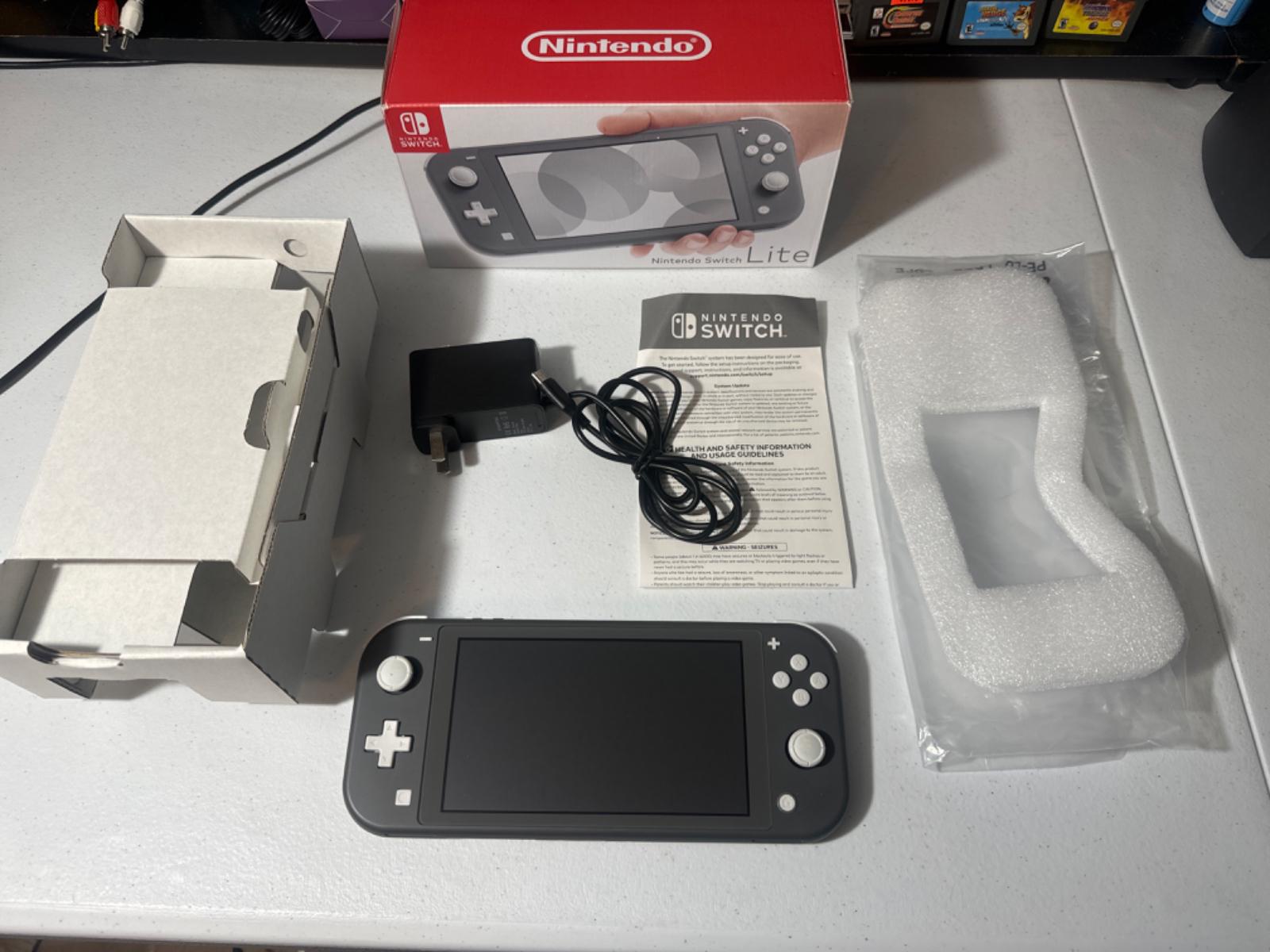 Nintendo Switch Lite [Gray] | Item, Box, and Manual | Nintendo Switch