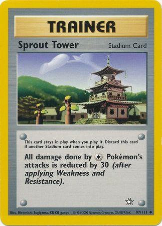 Sprout Tower #97 Prices | Pokemon Neo Genesis | Pokemon Cards