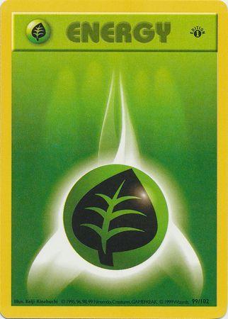 Grass Energy [1st Edition] #99 Prices | Pokemon Base Set | Pokemon Cards